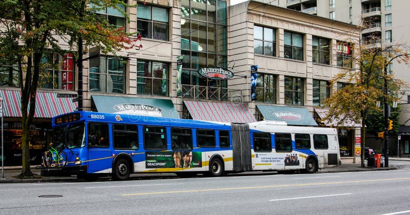 TransLink Canada, Bus Service. Editorial Image - Image of commuter ...