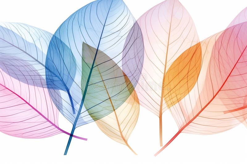 Translucent Autumn Leaves Mosaic Stock Image - Image of mosaic, texture ...