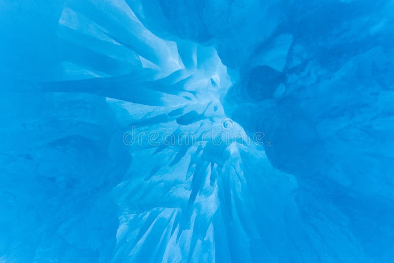 Translucent Blue Ice Castle Stock Photo - Image of frigid, awesome ...