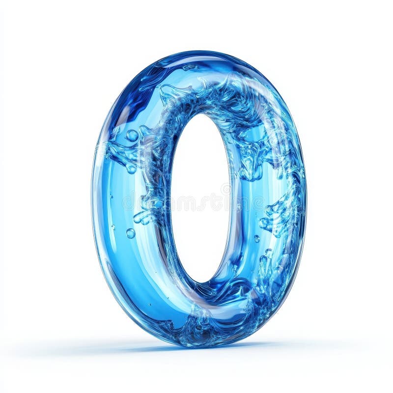 A Translucent Blue Toroidal Shape Resembling Water, Symbolizing ...