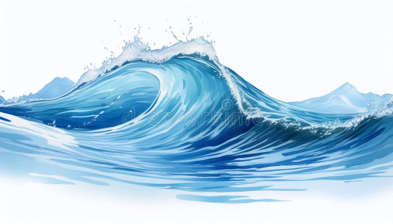 Translucent Wave White Background Stock Illustrations – 3,816 ...