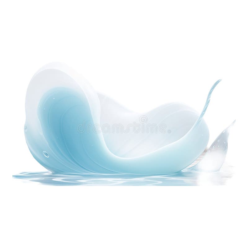 White Liquid Forming Wave Like Shape Stock Illustrations – 131 White ...