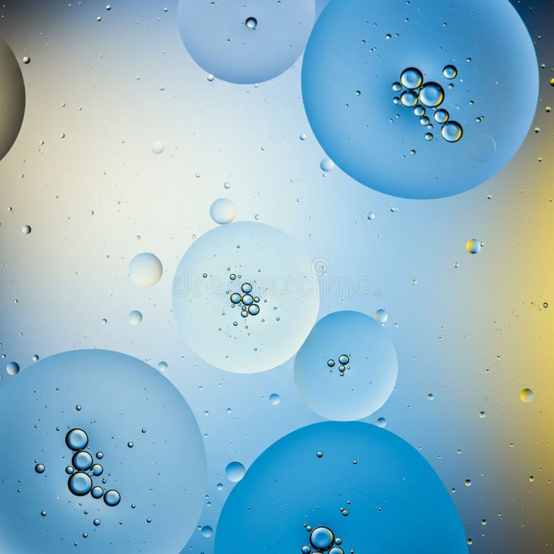 Translucent Bubbles of Various Sizes Float Against a Gradient ...