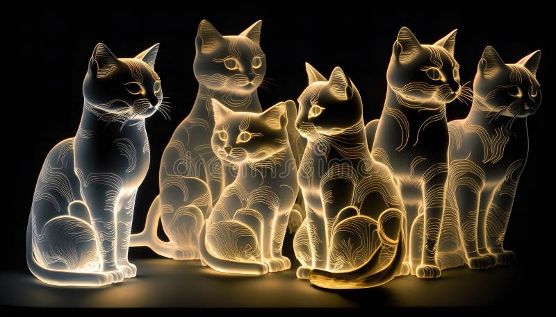 Translucent Cats Stock Illustrations – 68 Translucent Cats Stock ...