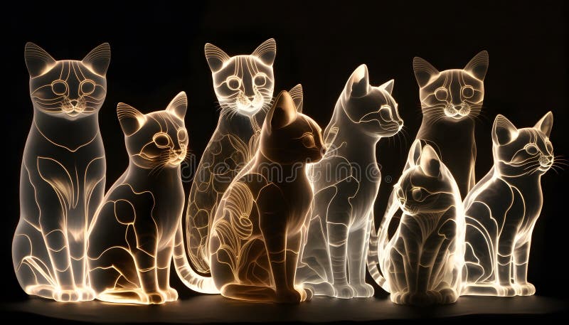 Translucent Cats Stock Illustrations – 68 Translucent Cats Stock ...