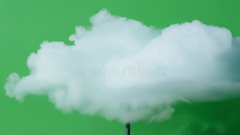 A Translucent Cloud Forms Expanding and Contracting in a Rhythmic Dance ...