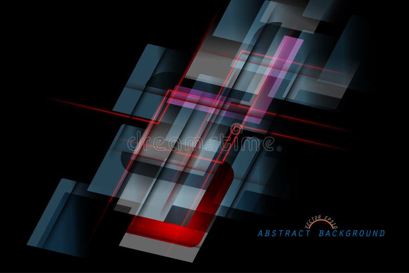 Translucent Color on a Black Stock Vector - Illustration of vector ...