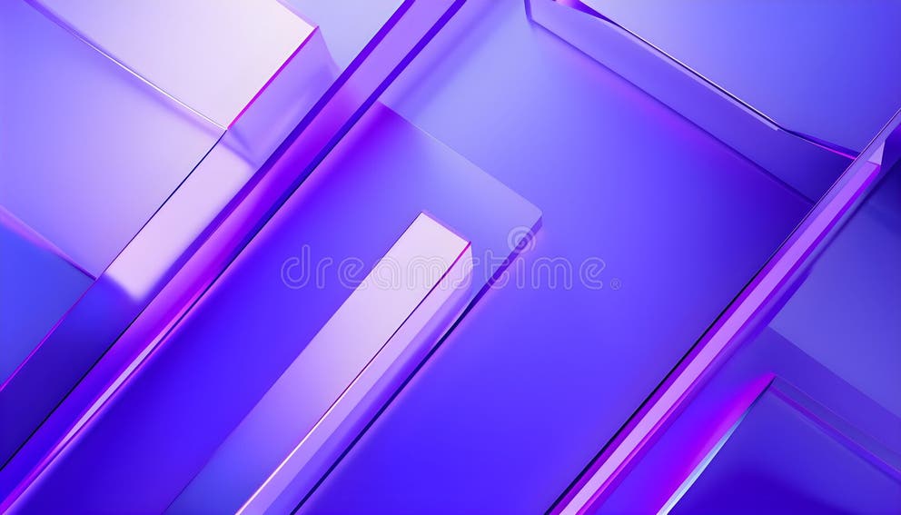 Translucent Colored Geometric Shapes Create Depth with Sharp Angles and ...