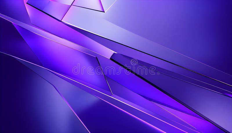 Translucent Colored Geometric Shapes Create Depth with Sharp Angles and ...