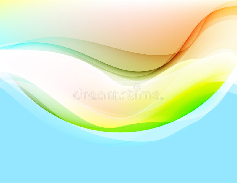 Translucent Colors Curve Vector Stock Vector - Illustration of shape ...