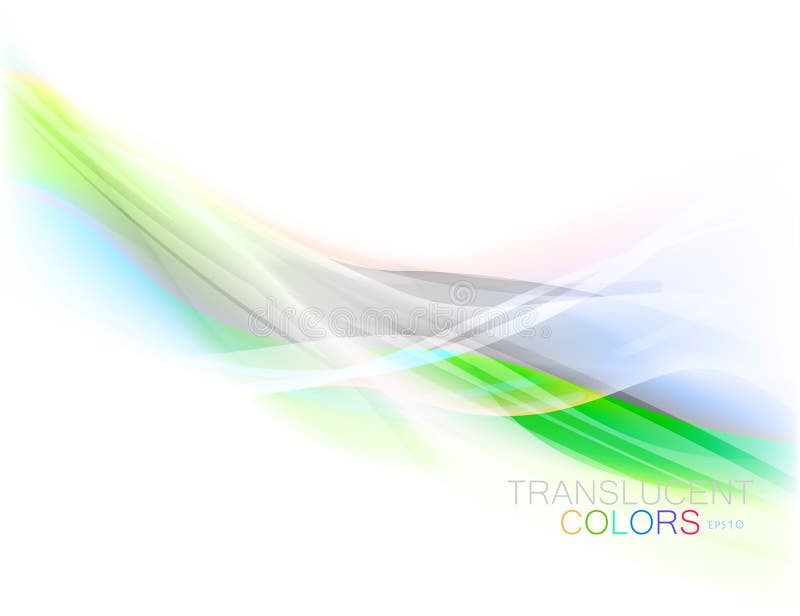 Translucent Colors Shape Scene Stock Vector - Illustration of curve ...