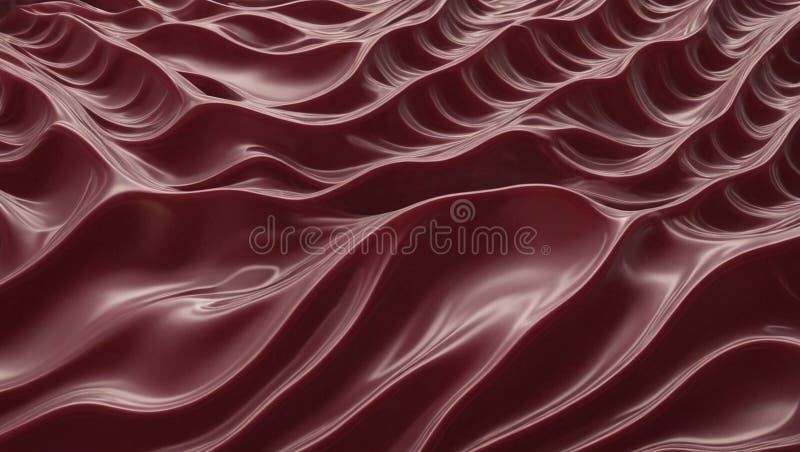 Translucent Crimson Fluid Waves Texture Design Stock Illustration ...