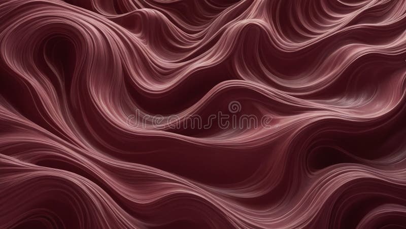 Translucent Crimson Fluid Waves Texture Design Stock Illustration ...