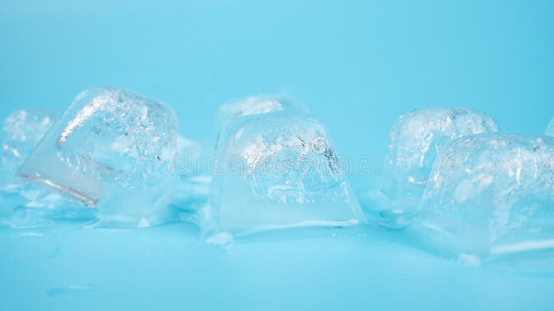 Translucent Crystal Ice Cubes for Cooling Drinks Stock Photo - Image of ...