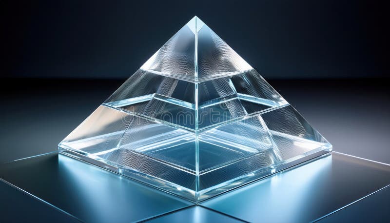 A Translucent Crystal Pyramid Symbolizing Ethical Ai Development As the ...