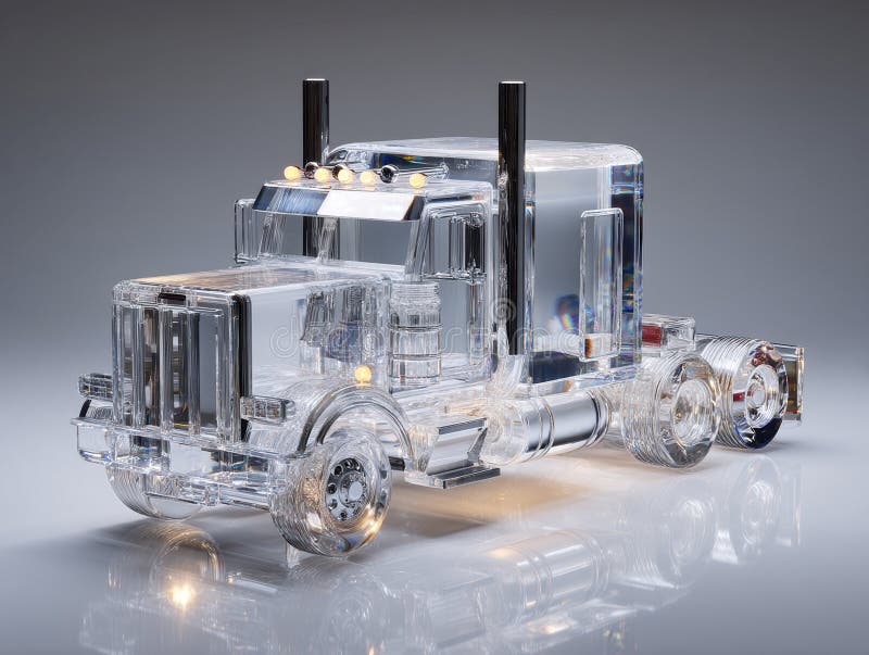 A Detailed and Realistic of a Semi Transparent Modern Ship, Showcasing ...