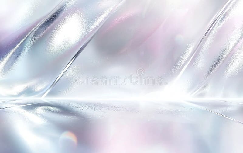 Translucent Fabric Draped Elegantly on a Surface during Soft Light ...