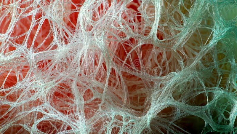 Translucent Fibrous Network with Gradient Background, Generative Ai ...