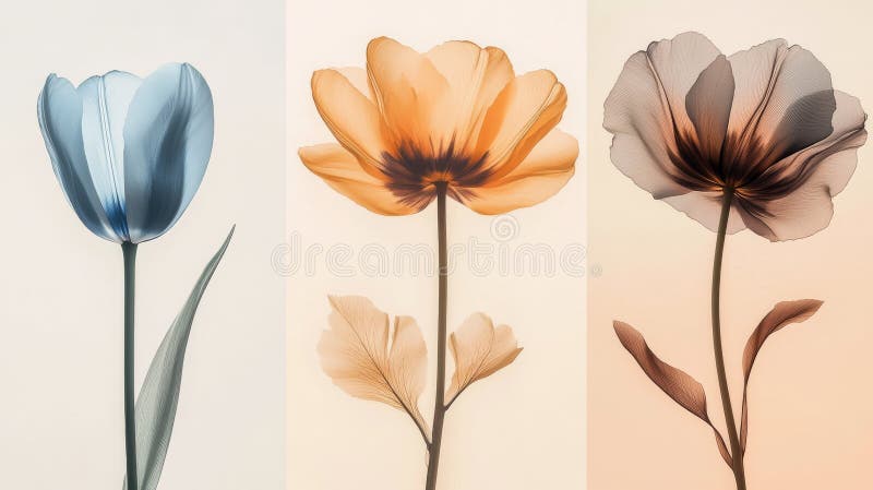 Translucent Floral Abstract Art Panels that are Visually Stunning and ...