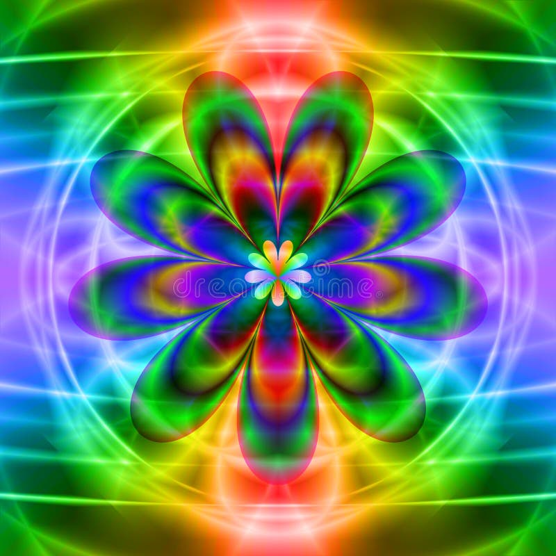 Translucent flower stock vector. Illustration of imagination - 95246169