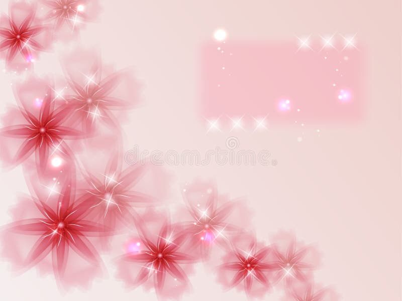 Translucent flowers stock vector. Illustration of brochure - 36375560