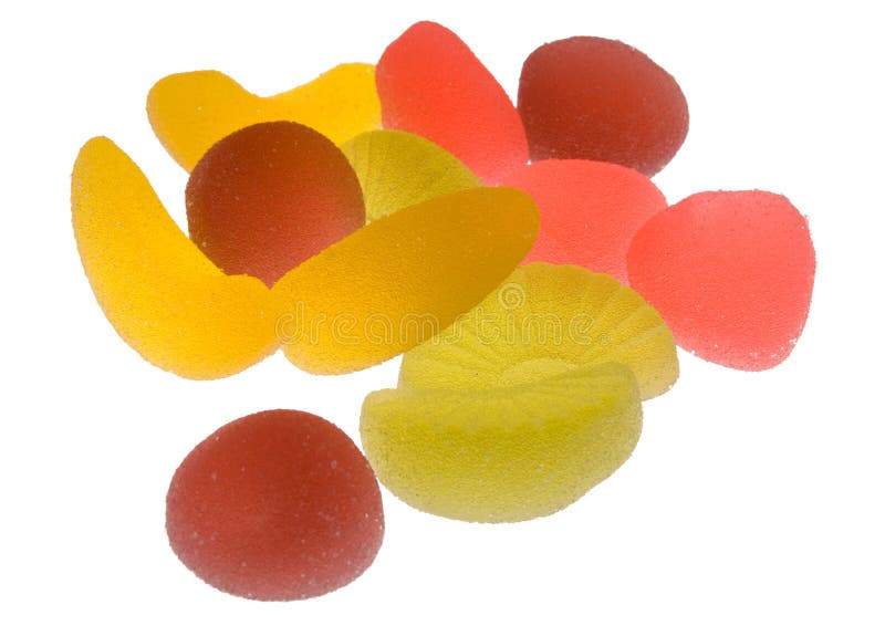 Translucent fruit jellies stock image. Image of fluorescent - 4429113