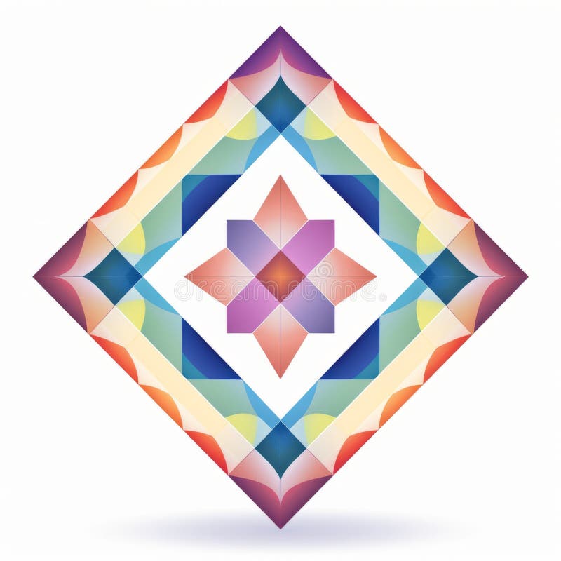 Translucent Geometric Abstract Symbol Design for Meditation and ...