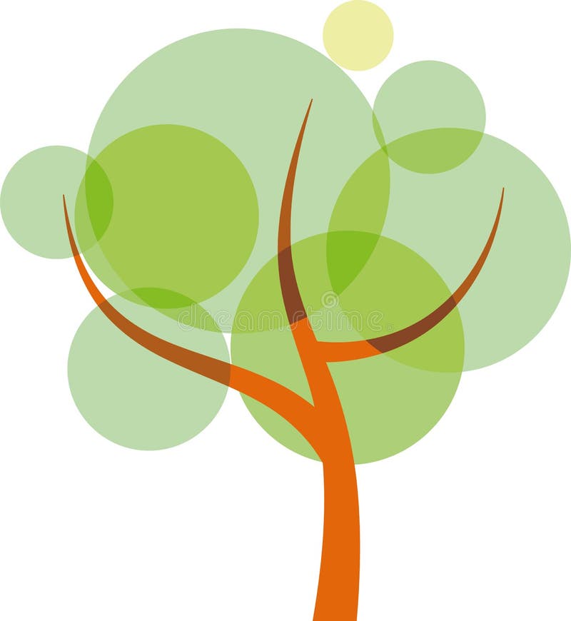 Translucent tree stock vector. Illustration of editable - 4616257