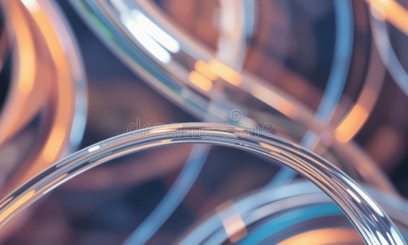 Translucent Glass Curves Create Mesmerizing Pattern with Warm Light ...