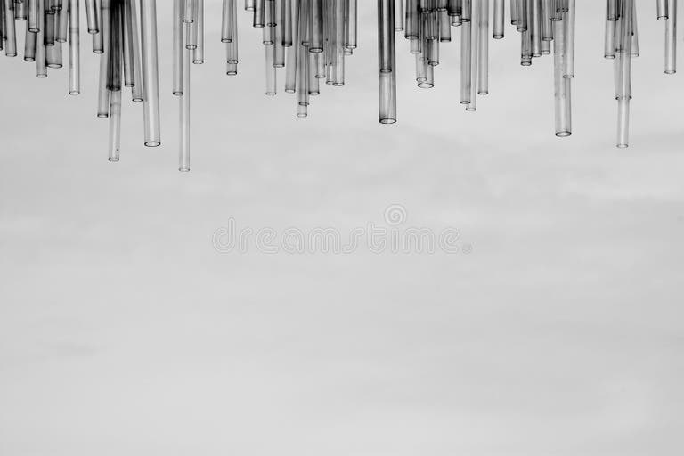 Translucent Glass Pipe Pattern for Decorative. Stock Image - Image of ...