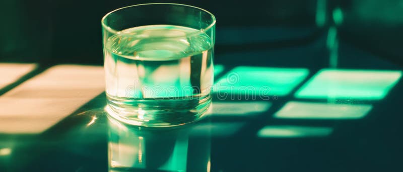 Translucent Glass Reflecting Soft Shadows and Diffused Light in a ...