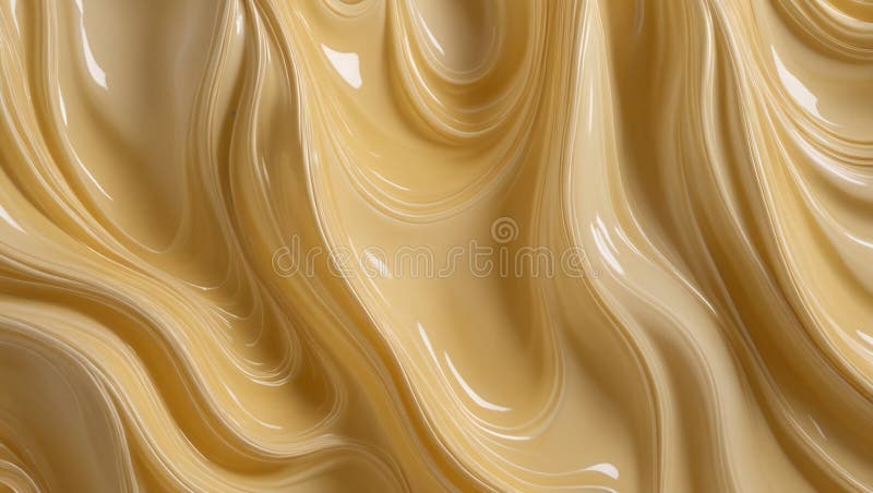 Translucent Golden Waves Abstract Organic Texture Pattern Stock ...