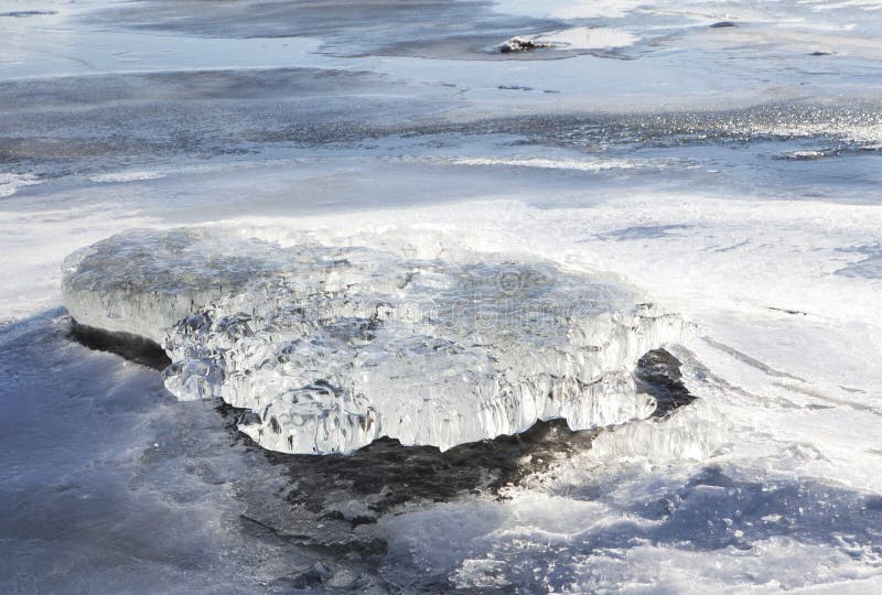 Translucent ice chunk stock photo. Image of blue, white - 86556894