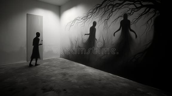 Translucent Immersion: a Hyperrealistic Occult Painting in Black and ...