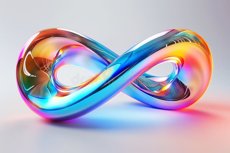 Translucent Infini Sign, AI Generated Stock Illustration - Illustration ...