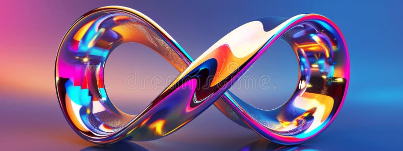 Translucent Infini Sign, AI Generated Stock Illustration - Illustration ...