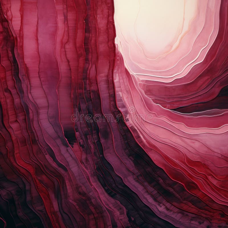 Translucent Layers: a Digital Gradient Blend of Rocks and Red Stock ...
