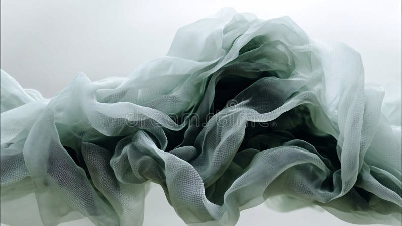 Translucent Layers of Modern Abstract Forms in Minimalist Style ...