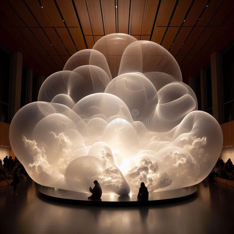 54 48. Translucent Light Sculpture_ a Sculpture Made from Trasl Stock ...