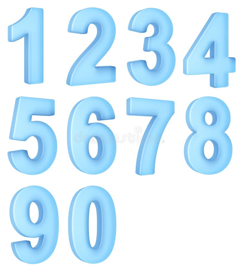 Translucent numbers stock illustration. Illustration of icons - 8155824
