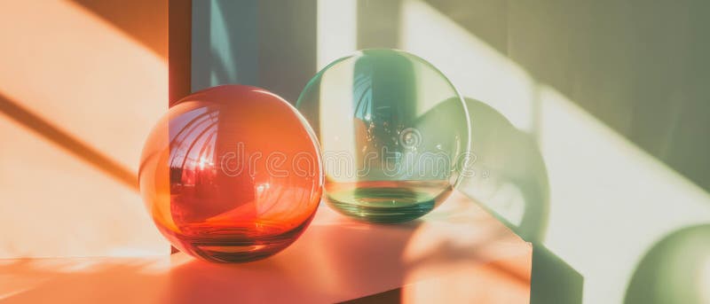 Opaque Glass Spheres Create a Soft Interplay of Light and Shadow in a ...