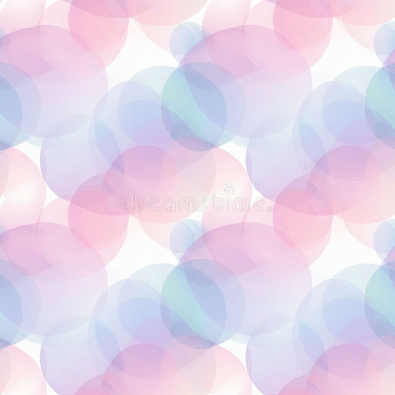 Translucent Overlapping Circles in Soft Pastel Hues Create a Dreamy ...