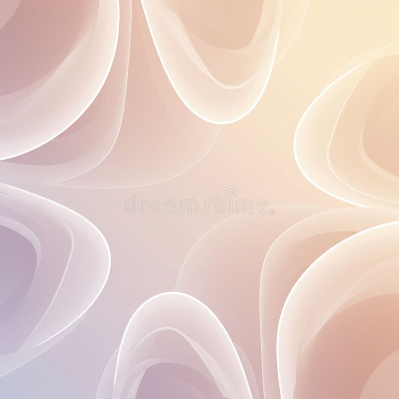 Translucent, Overlapping Shapes Create an Abstract, Fluid Design. the ...