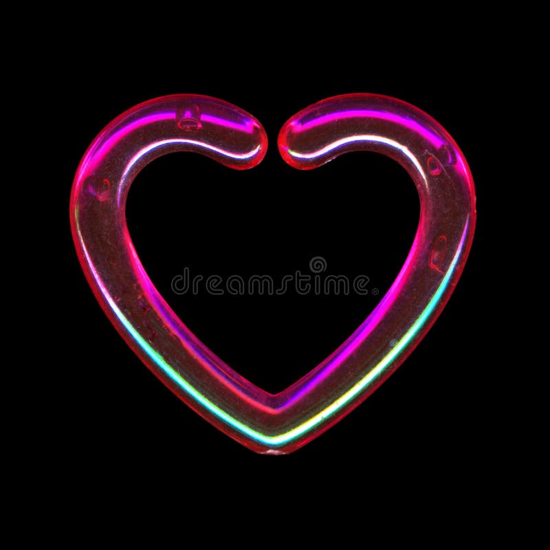 Translucent pink heart stock photo. Image of black, pink - 5984762