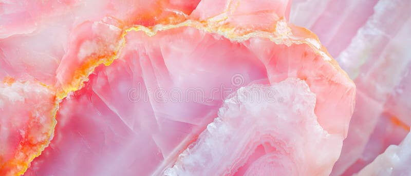Translucent Pink Onyx Background with Ethereal Banner Space for ...