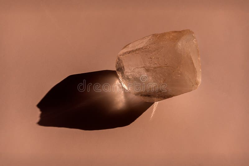 Translucent Pink Quartz Mineral Stock Image - Image of esoteric ...