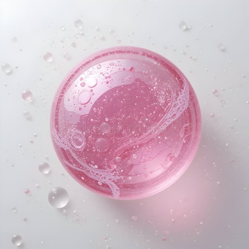 Translucent Pink Sphere Reflective Surface Bubble Stock Photos - Free ...