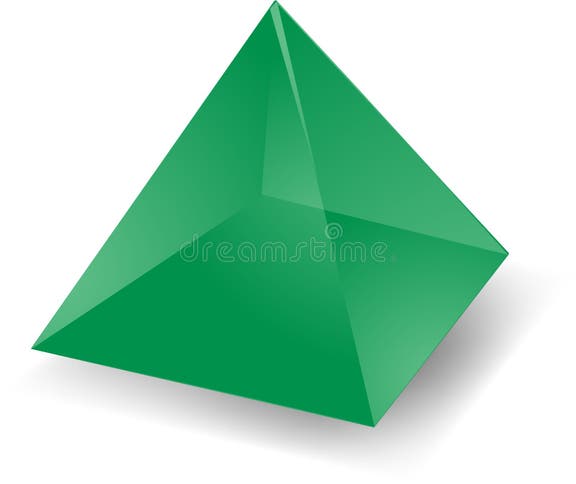 Translucent pyramid stock vector. Illustration of transparent - 8998607