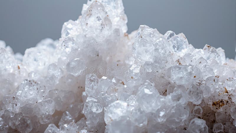 Translucent Quartz Clusters Glowing Under Soft Light Stock Illustration ...