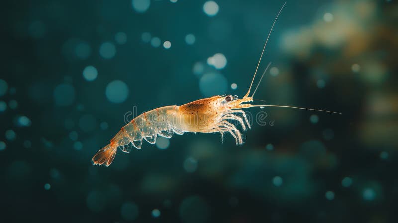 Translucent Shrimp in Cloudy Water, Microplastics and Chemical Traces ...